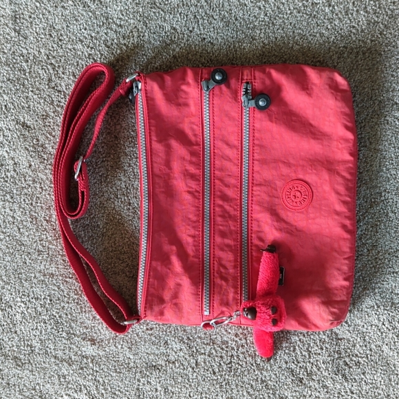 Kipling | Bags | Kipling Cherry Red Crossbody | Poshmark